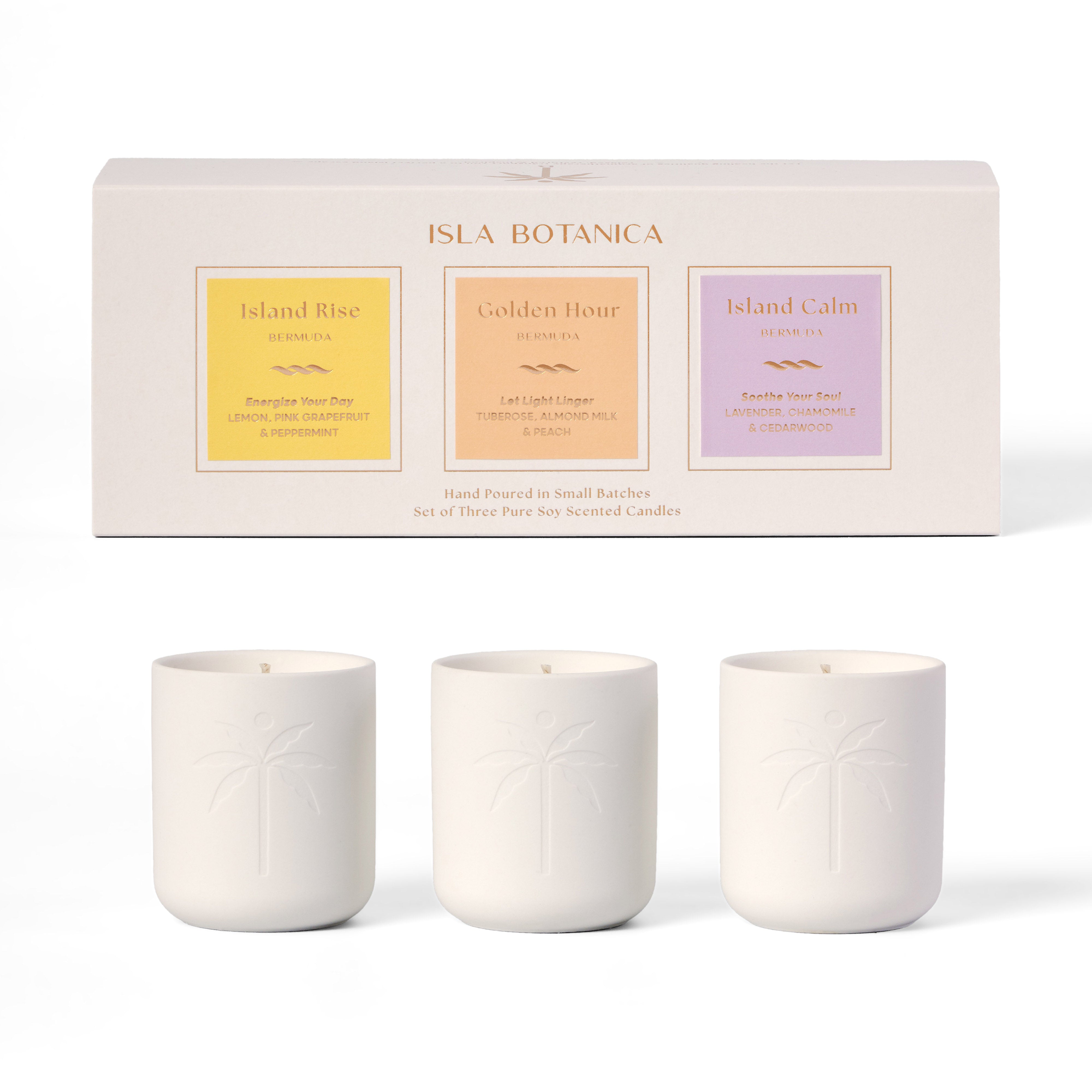 Island Moments – Candle Gift Set (3 x 105g) – Isla Botanica